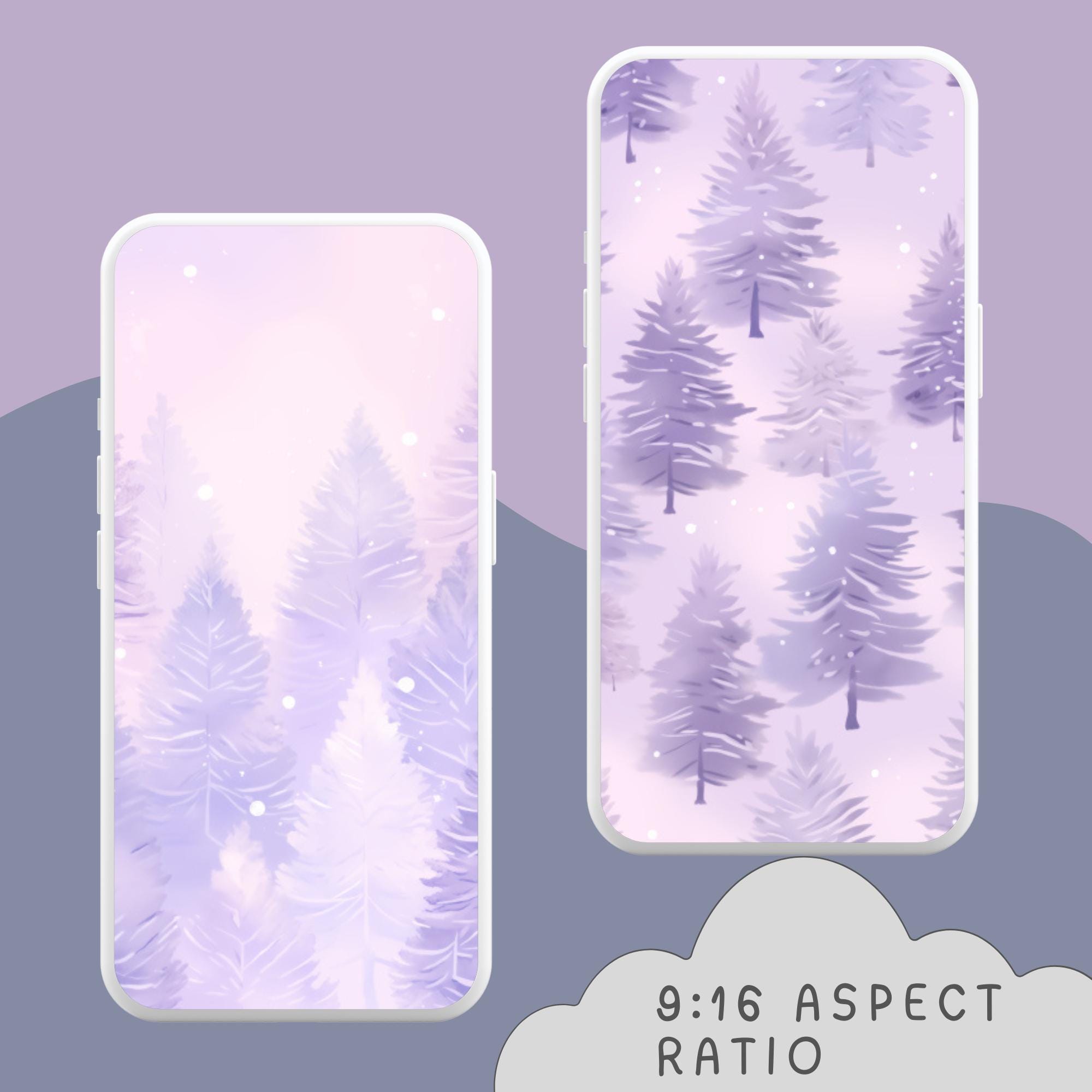 Purple Forest Desktop Wallpaper Purple Desktop Wallpaper Cozy Phone ...