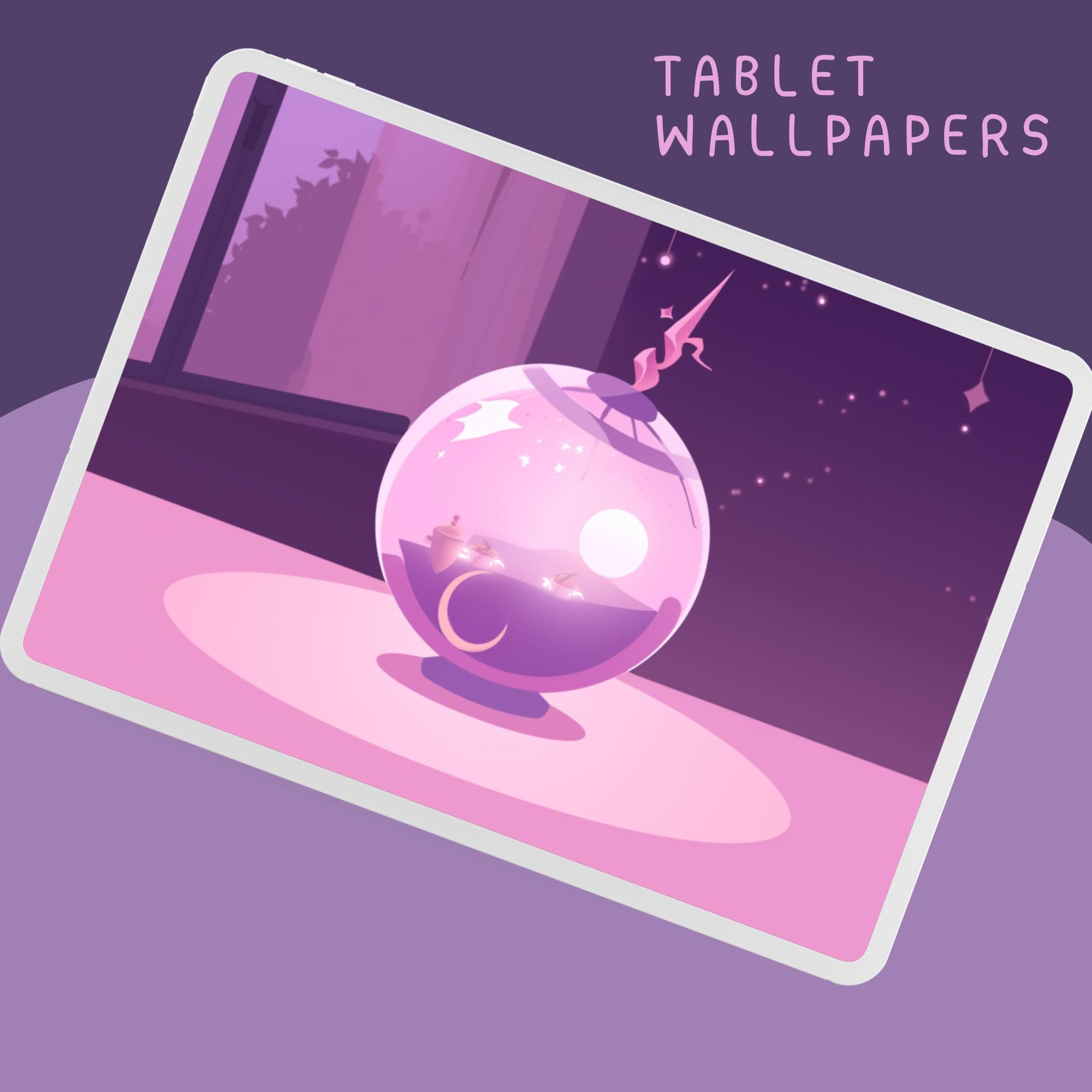 Witchy Desktop Wallpaper, Black Witch Art, Pink Witch Decor, Whimsical ...