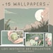 Lofi Nature Wallpaper, Matcha Green Desktop Wallpaper, Aesthetic Phone ...