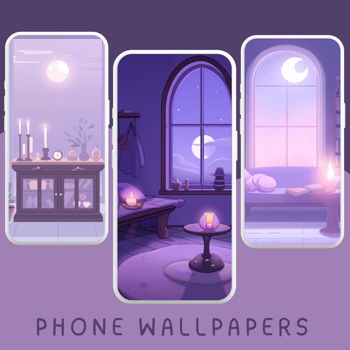 Witchy Desktop Wallpaper, Black Witch Art, Pink Witch Decor, Whimsical ...