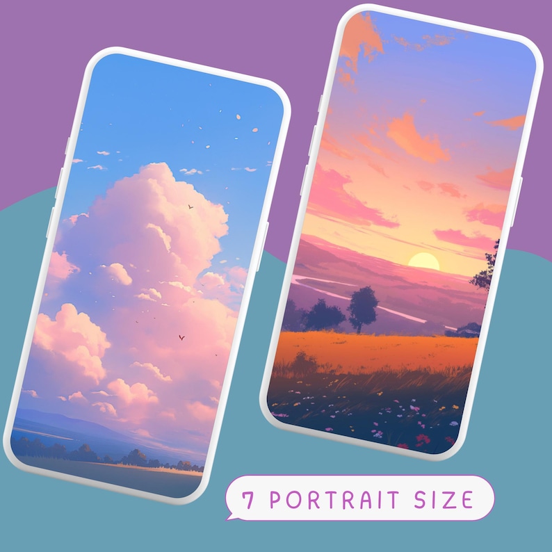 Cozy Sunset Wallpaper, Cute Anime Desktop Background, Pastel Kawaii ...