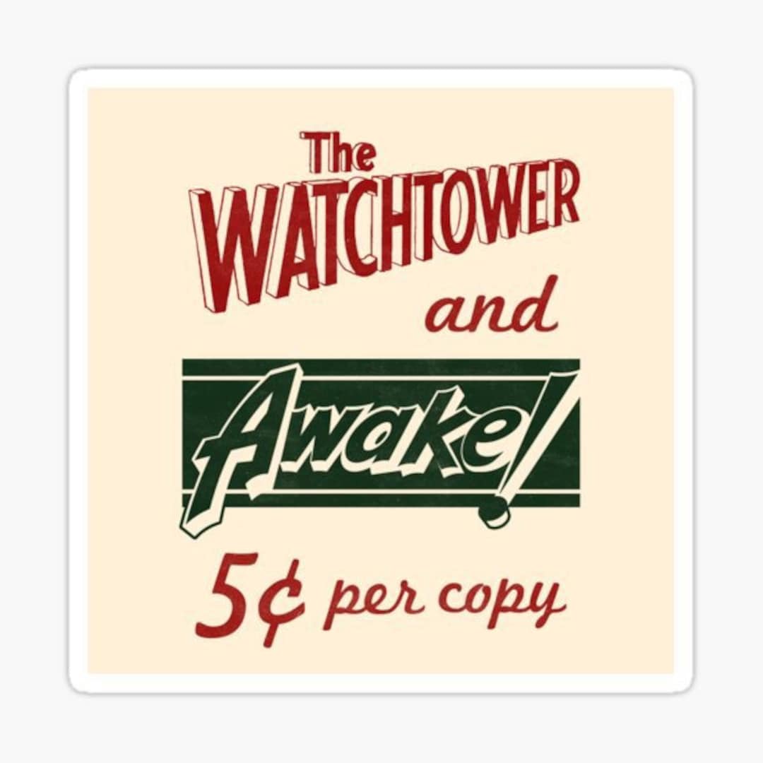 Watchtower and Awake Die Cut Vinyl Sticker | Bible | JW | Jehovah ...