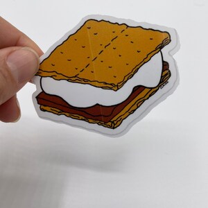 S’mores Die Cut Vinyl Sticker | Decal | Laptop | Marshmallow | Graham ...