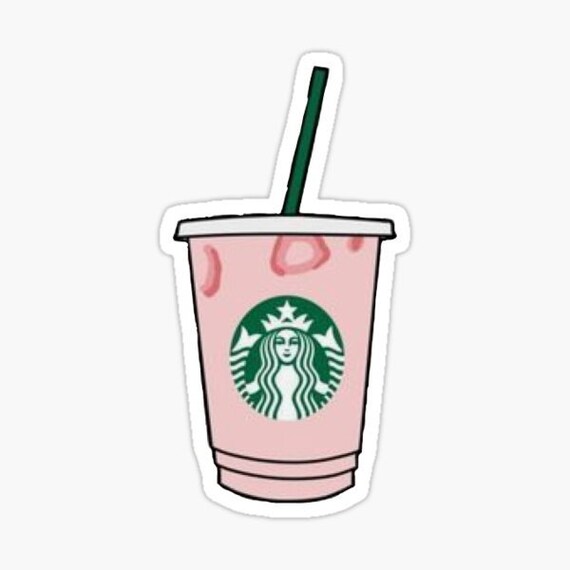 Starbucks Drawing Pink