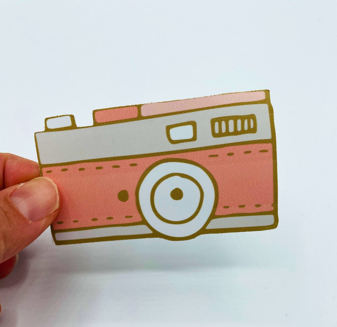 Camera Die Cut Vinyl Sticker | Film | Pictures | Boho - Etsy