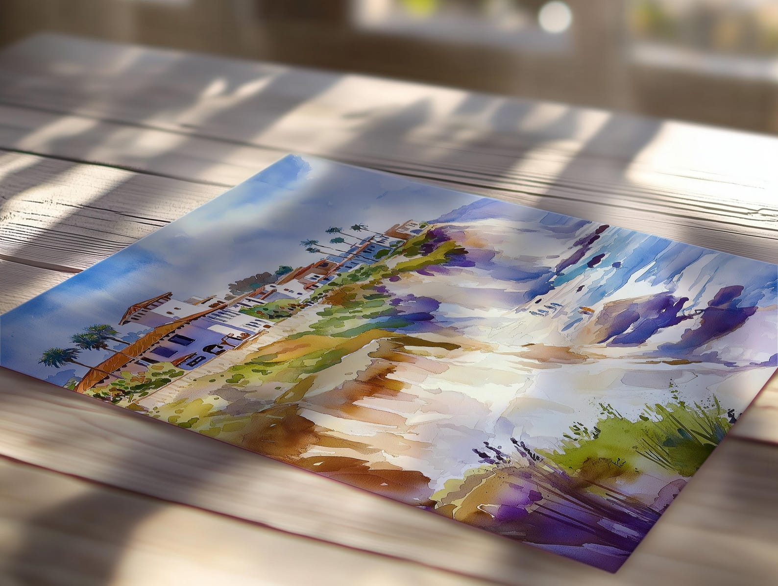 La Jolla Watercolor Painting - Wall Art Print, San Diego Poster, Travel ...
