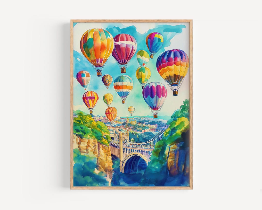 Brighton Watercolor Painting - Wall Art Print, Brighton Poster, UK ...