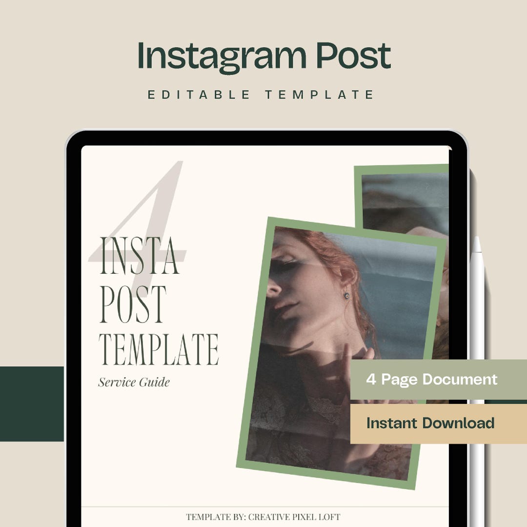 Editable Instagram Templates Bundle for Canva Instagram Feed Post ...