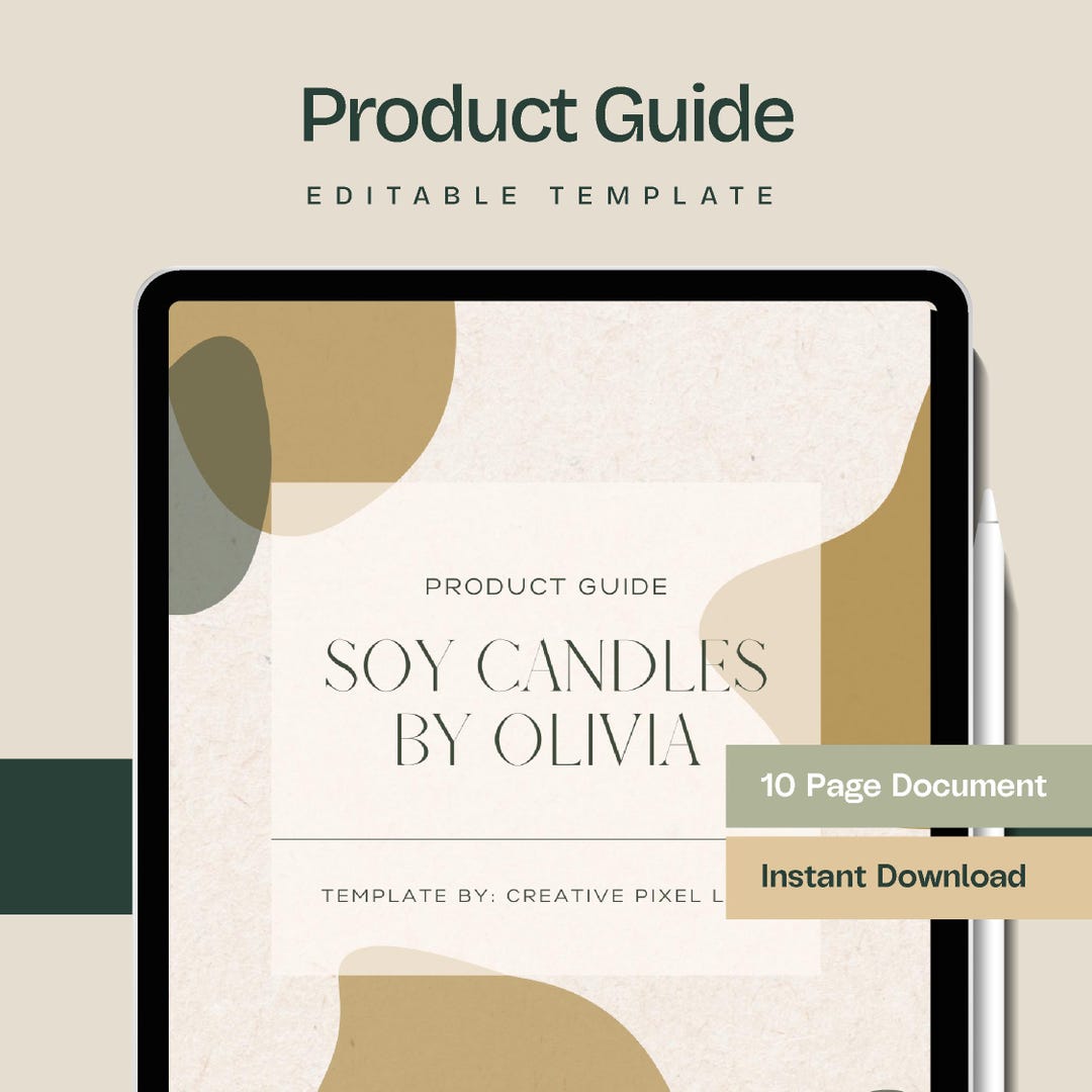 Editable Product Guide Template Catalog Designer Canva Pricing Catalog ...