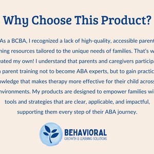 Introduction to ABA | Parent Training Presentation - Etsy