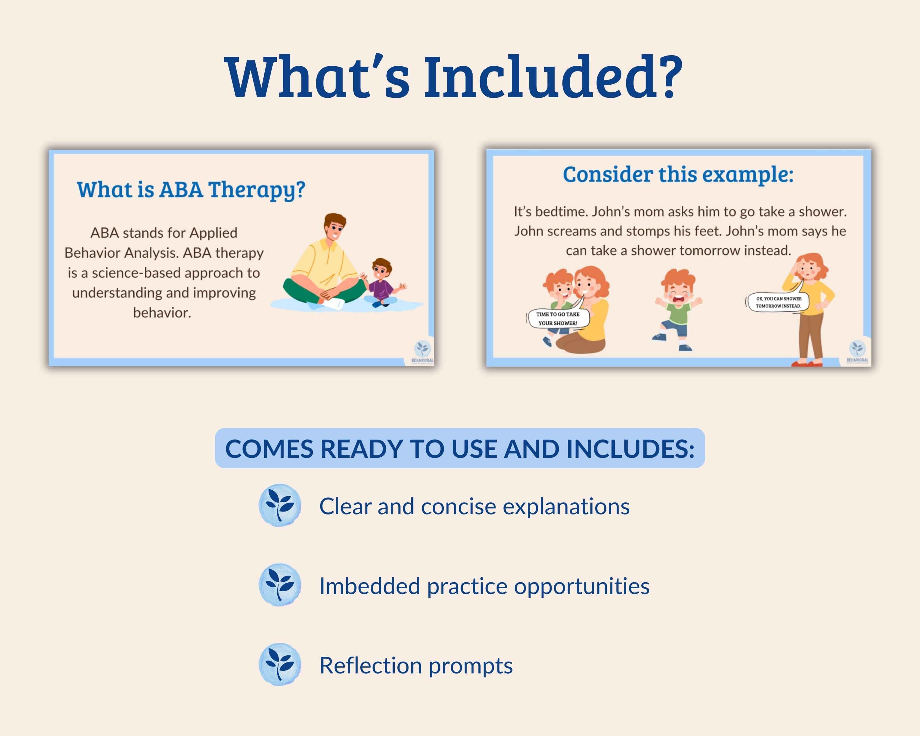 Introduction to ABA | Parent Training Presentation - Etsy