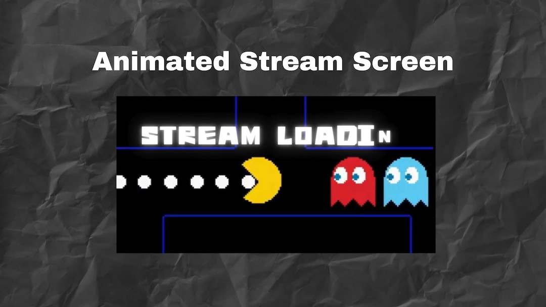 9X PACMAN Stream Screen Bundle Overlay Pack - Etsy