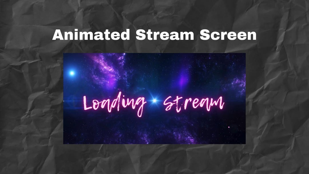 3x Animated Galaxy Stream Bundle Overlay - Etsy