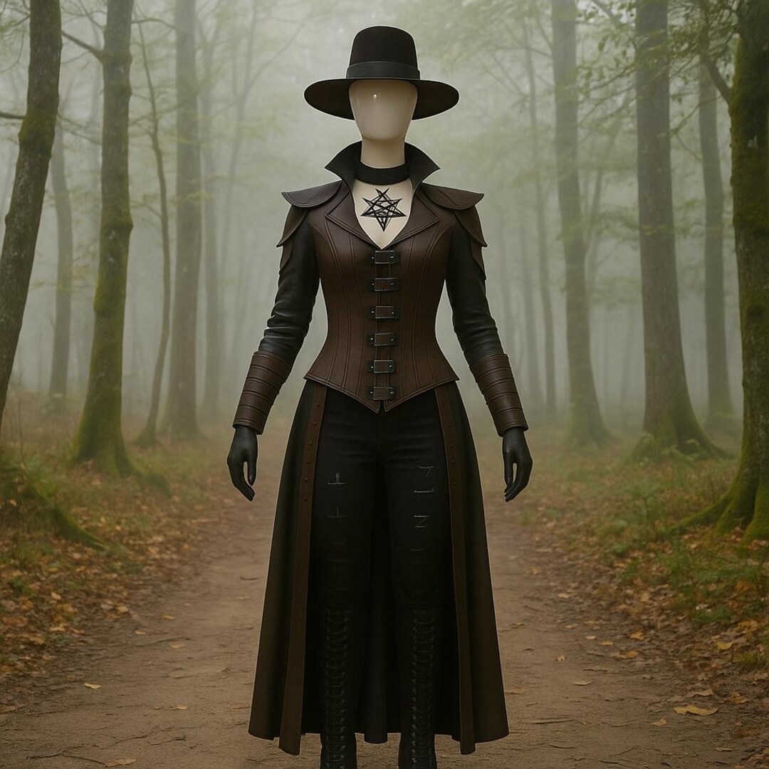 Gothic Vampire Costume Set | Women’s Dark Witch Outfit - Etsy