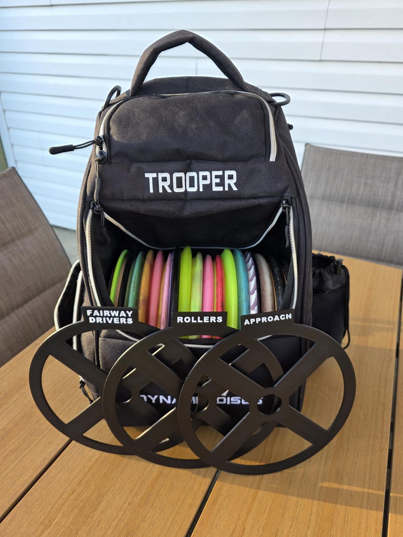 Disc Golf Bag Dividers! Set of 3: Fairway Drivers, Rollers, Approach ...
