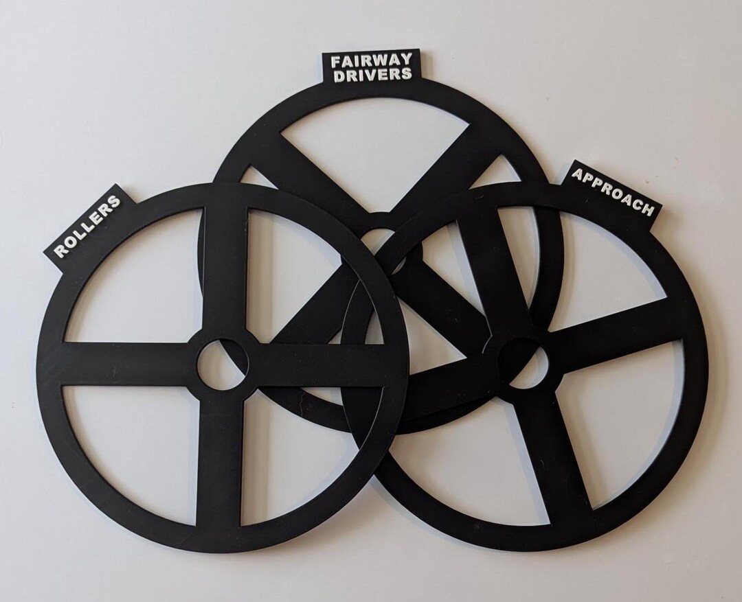 Disc Golf Bag Dividers! Set of 3: Fairway Drivers, Rollers, Approach ...