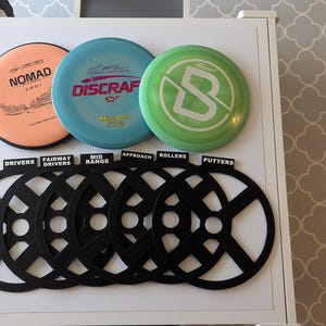 Disc Golf Bag Dividers! Set of 3: Driver, Mid-range, Putter! - Etsy