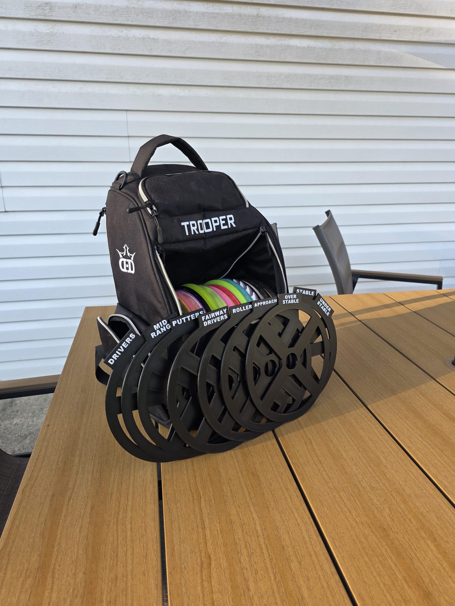 3D Printed Disc Golf Bag Dividers: Full Set of 9 - Etsy