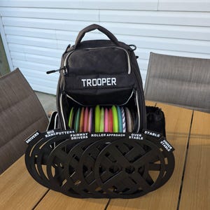 Disc Golf Bag Dividers! Set of 3: Driver, Mid-range, Putter! - Etsy