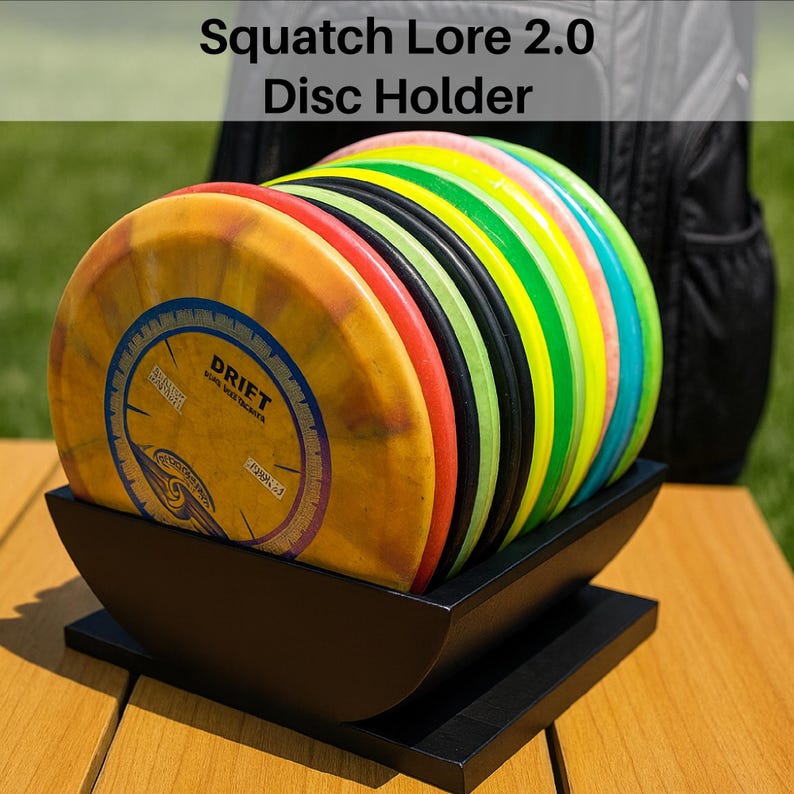 Squatch Lore 2.0 Disc Golf Bag Holder - 3D Printed PLA Organizer - Etsy