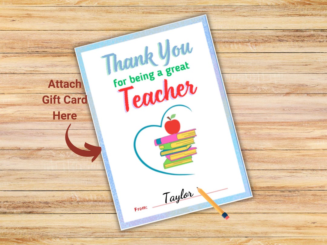 Teacher Appreciation Gift Card Holders | Final Day of School Gift Idea ...