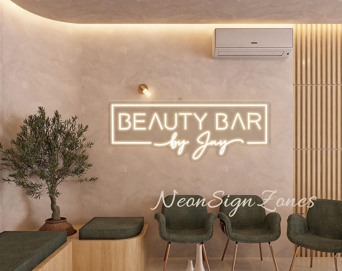 Beauty Bar Neon Signs. Custom Business LED Signs for Salons, Makeup ...