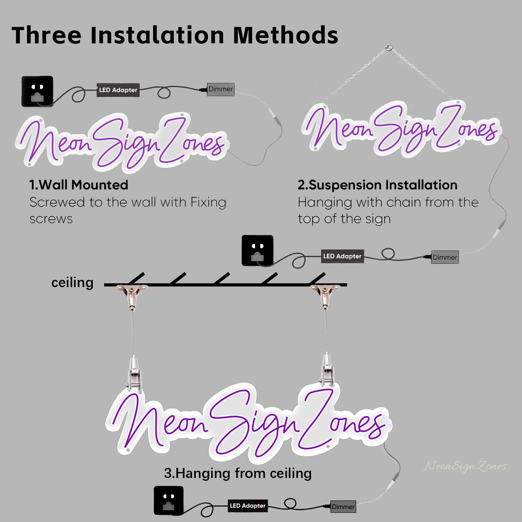 Cafe Neon Sign: LED Coffee Shop Decor, Custom Options - Etsy