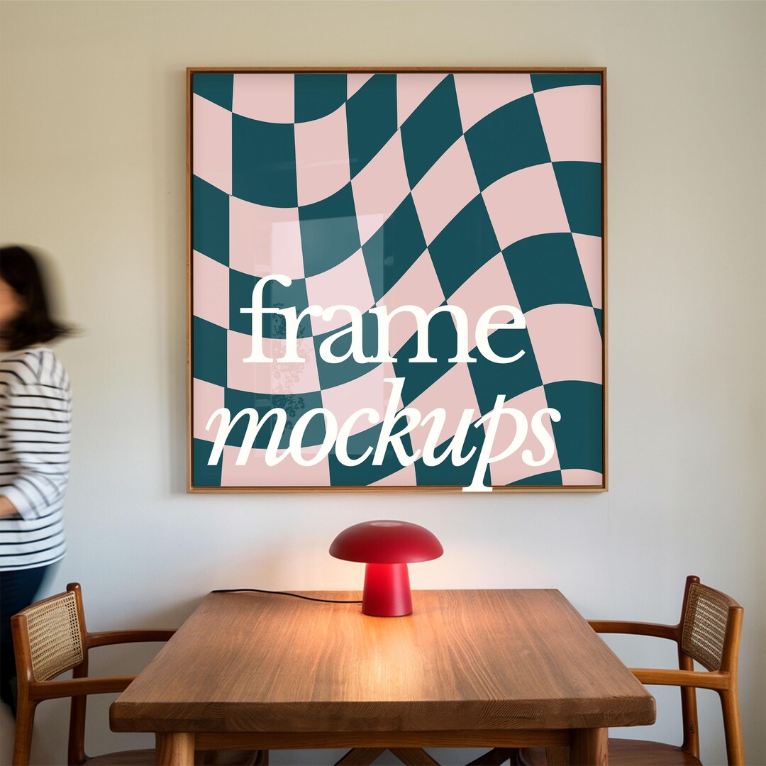 Frame Mockup, Wall Art Mockup, Square Mockup Wall Art, Square Mockup ...
