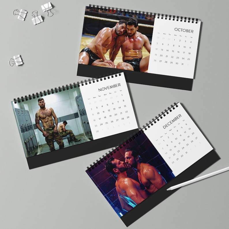 Handsome Men by Men Zone Production 2025 Calendar - Etsy Ireland