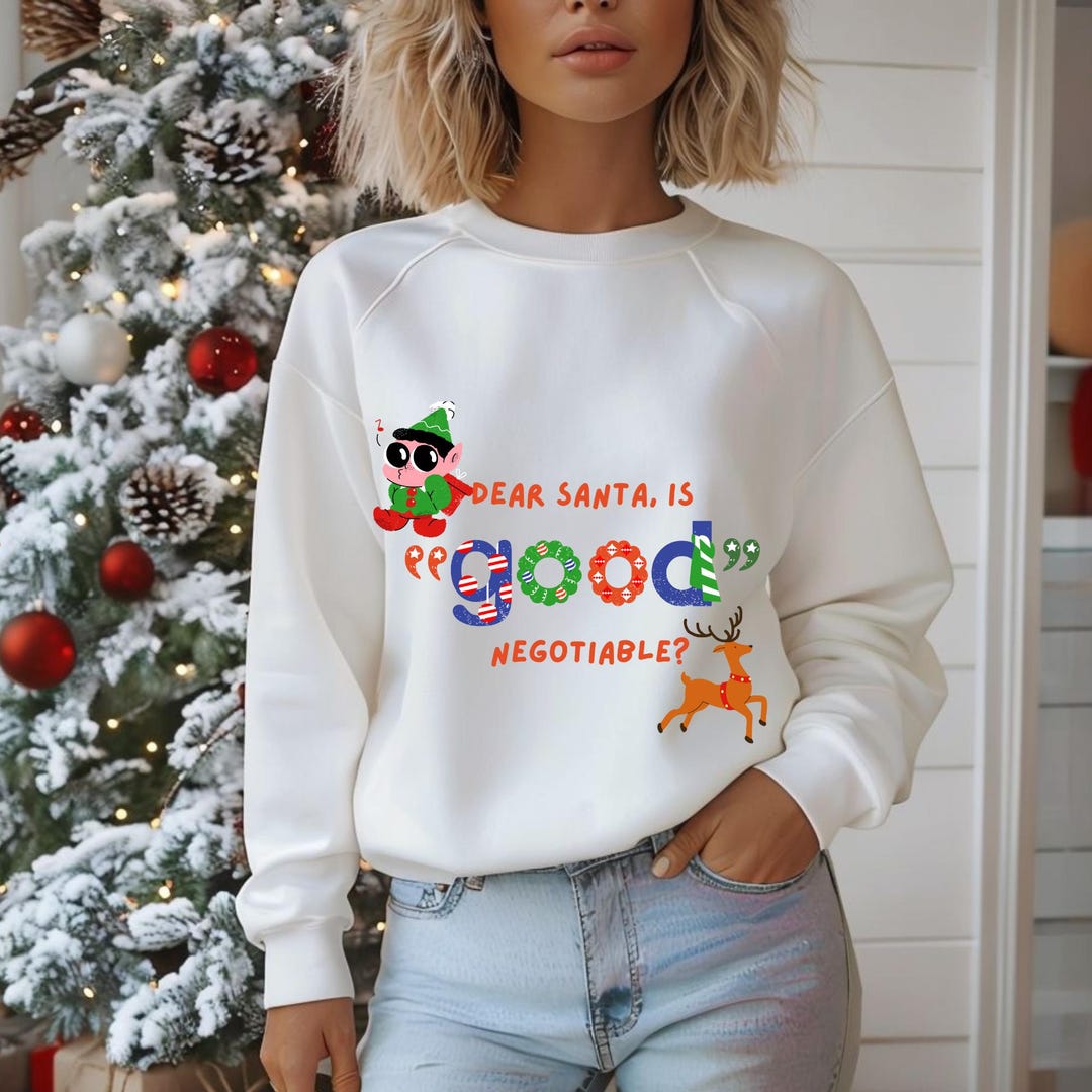 Santa's List ,dear Santa Christmas Sweatshirt, Dear Santa Shirt Idea ...