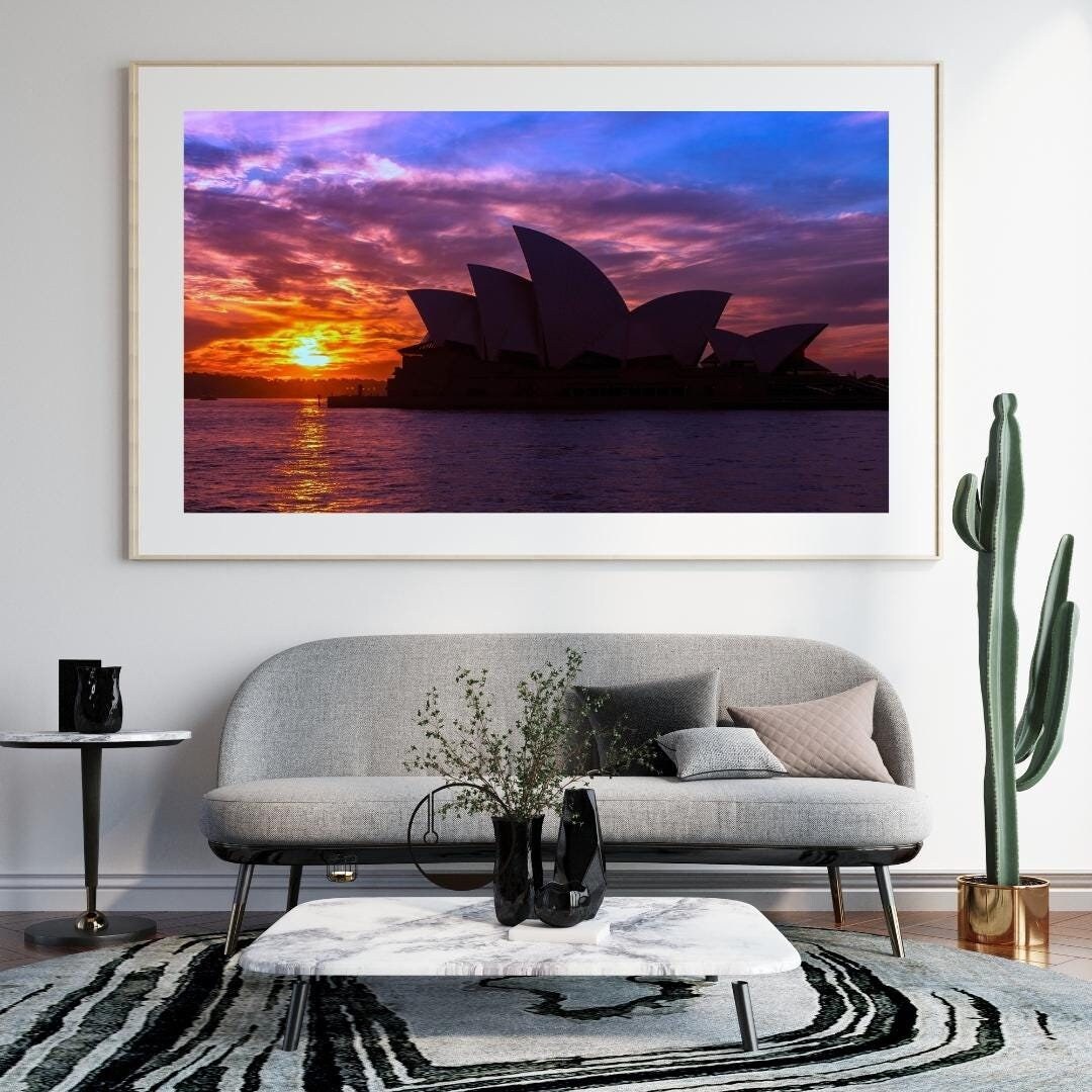 Sydney Opera House Wall Art Downloadable Art for Living Room Australian ...