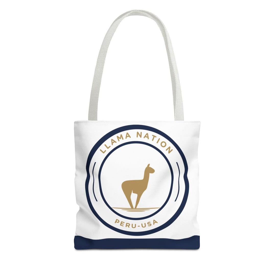 Llama Nation Tote Bag Cute Animal Print Handbag for Alpaca Lovers ...