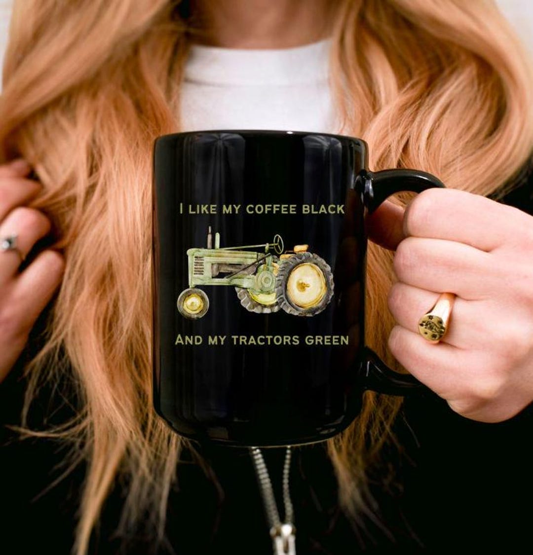 Farmer Gift Black Mug, Simple Life Farm Life Coffee Mug, Christmas ...