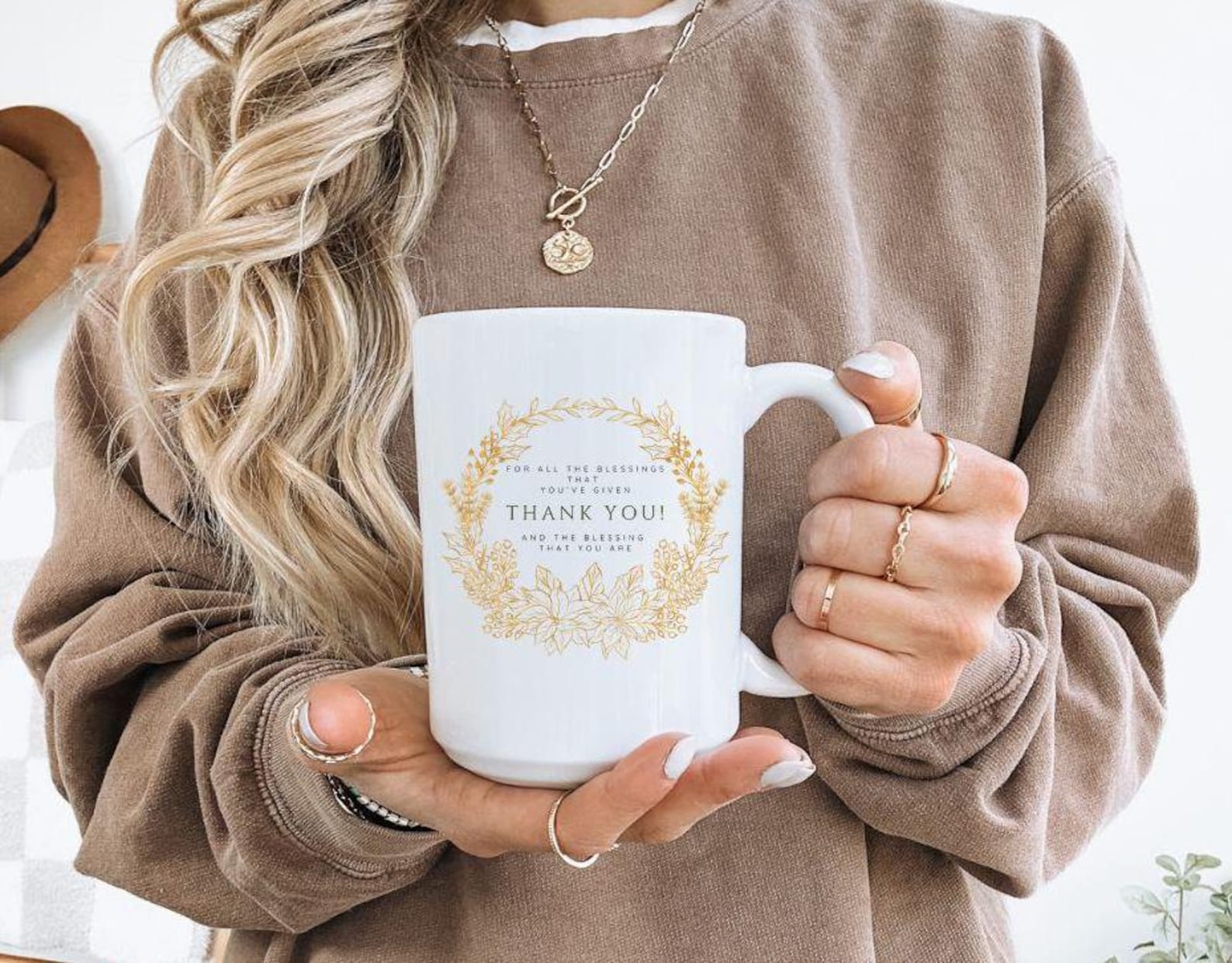 Thank You Ceramic Mug, Appreciation Coffee Cup, You Are a Blessing Tea ...