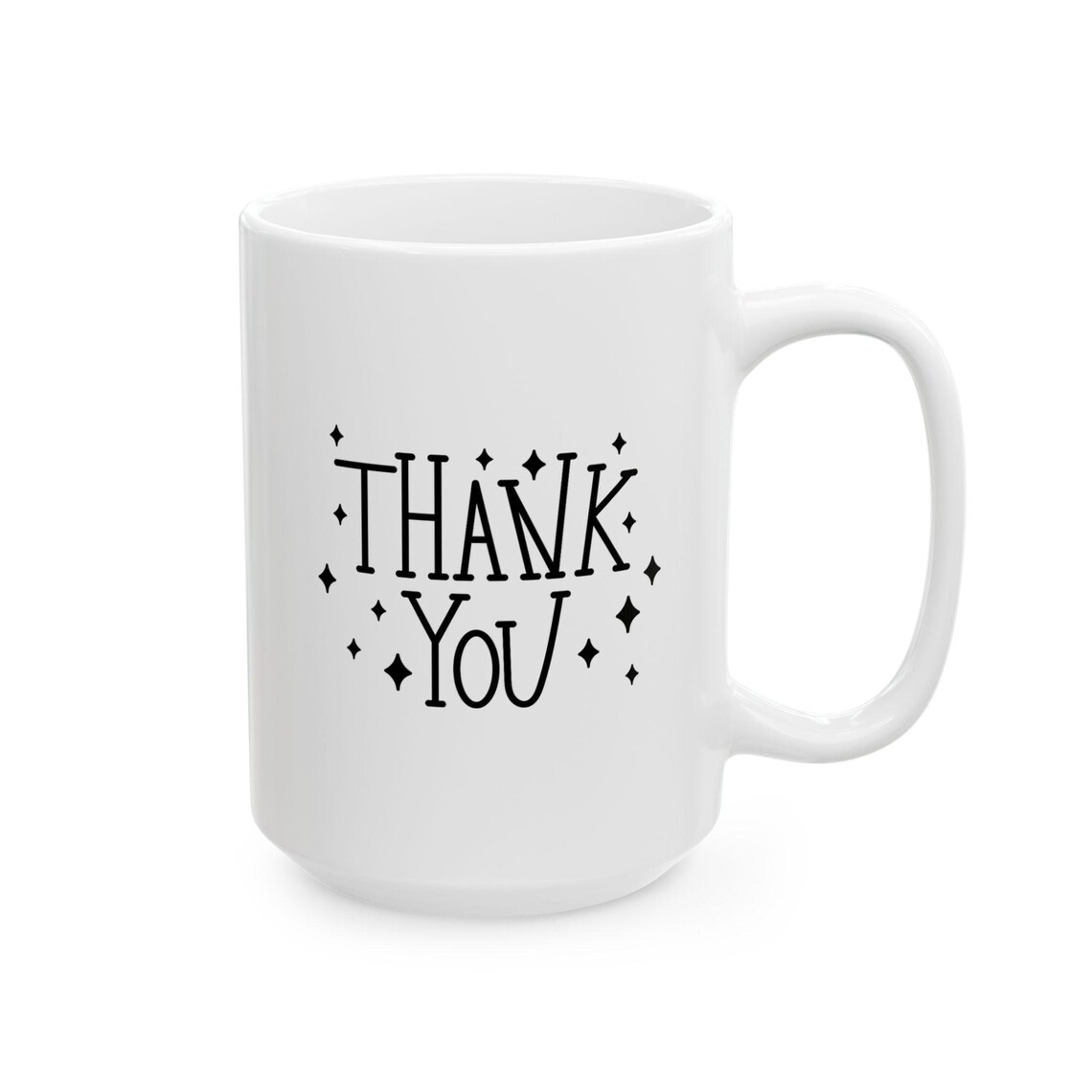 Thank You Ceramic Mug, Appreciation Gift, Give Thanks Coffee Cup ...