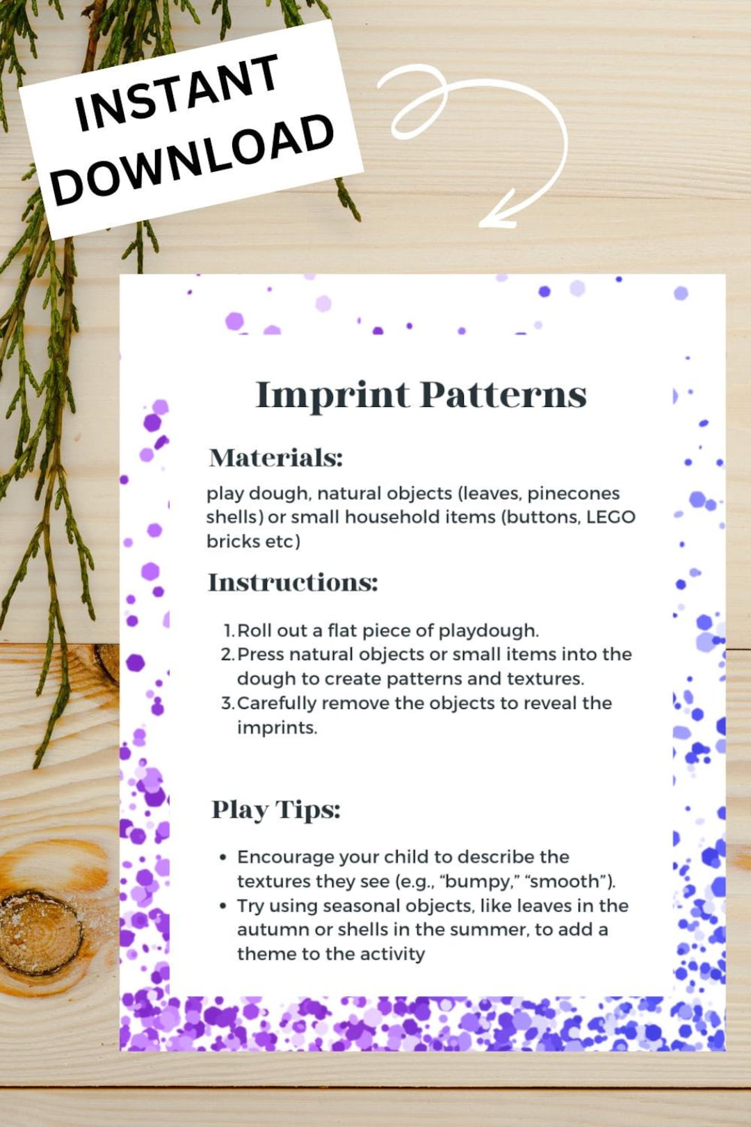 Playdough Sensory Activity Cards | DIY Play Dough Recipe & Creative ...