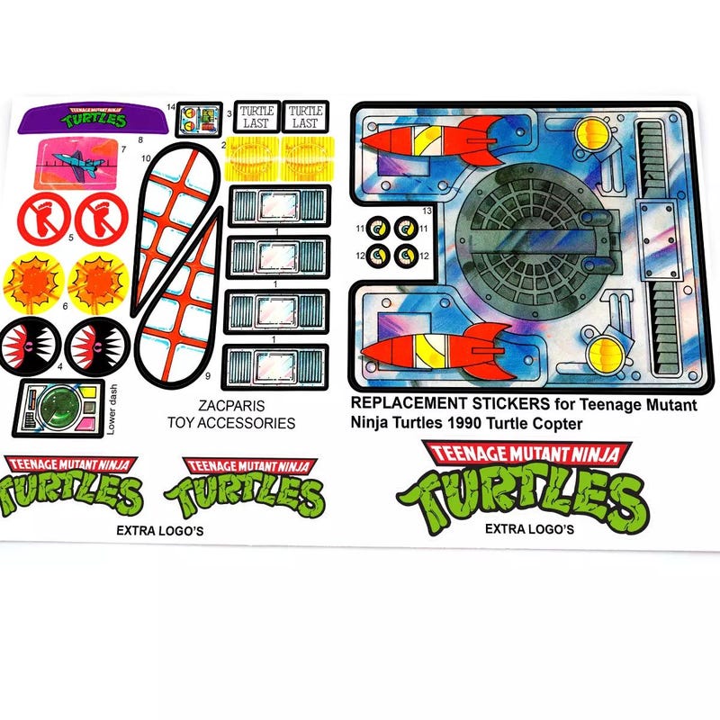 Tmnt decals - Etsy México