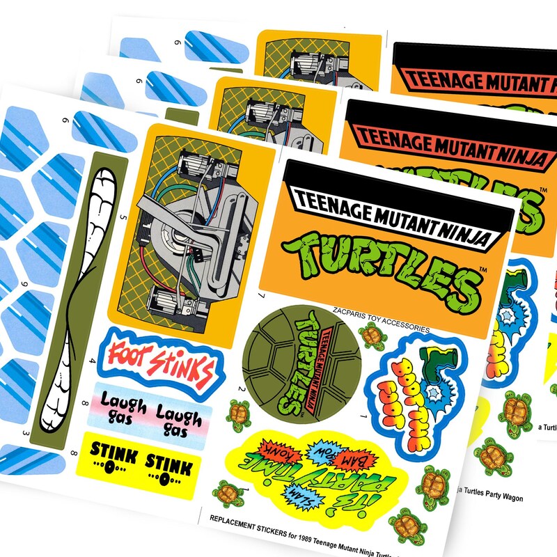Custom Tmnt Stickers - Etsy