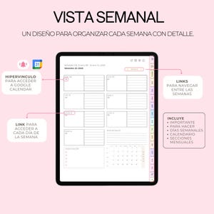 Spanish 2025 Digital Planner for iPad & Tablet, Apple and Google ...