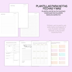 Spanish 2025 Digital Planner: iPad & Tablet, Google Calendar (digital ...