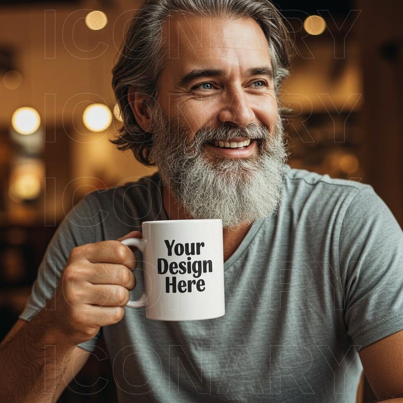 Coffee Mug Mockup Male - Etsy