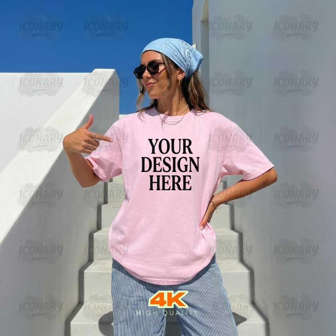 Blossom Comfort Colors Mockup, 1717 Comfort Colors Blossom Mockup ...
