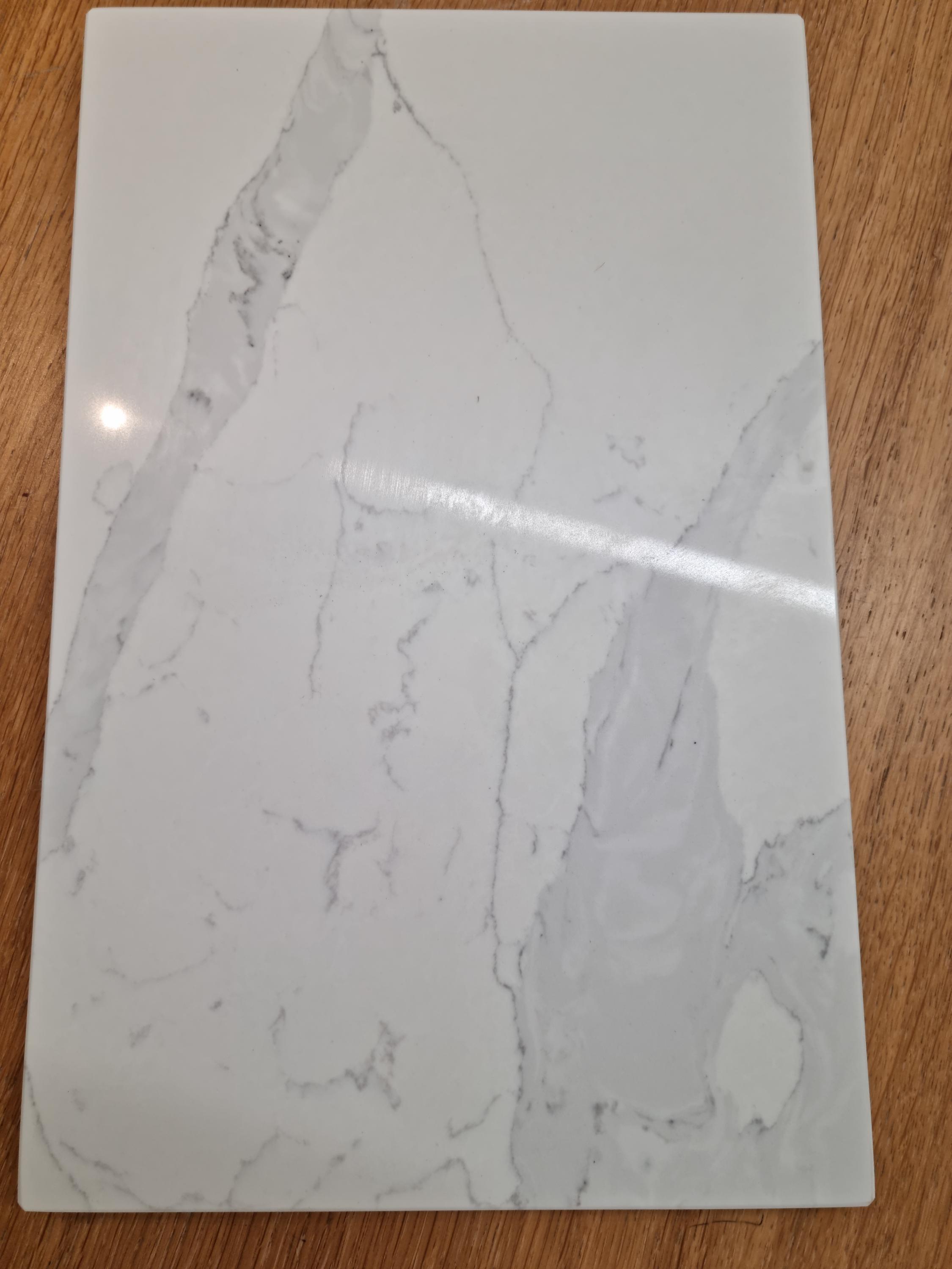 Quartz Chopping Board White and Light Grey Tornano Perla - Etsy UK