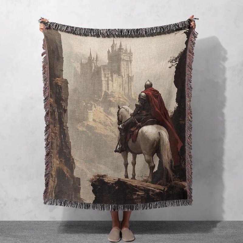 Knight Woven Blankets - Etsy UK