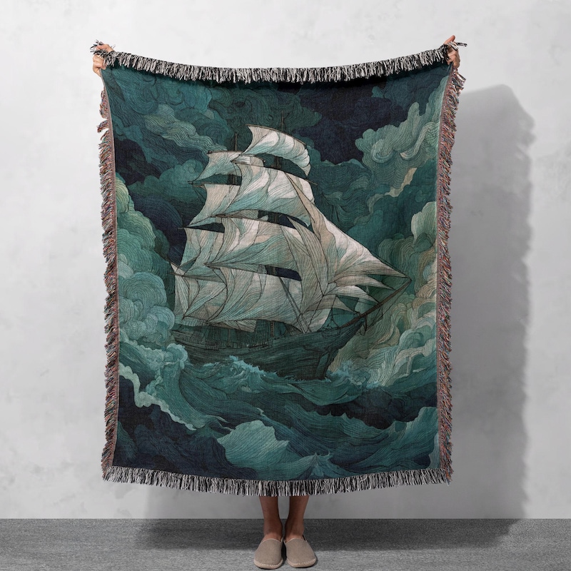 Tapestry Tall Ship - Etsy