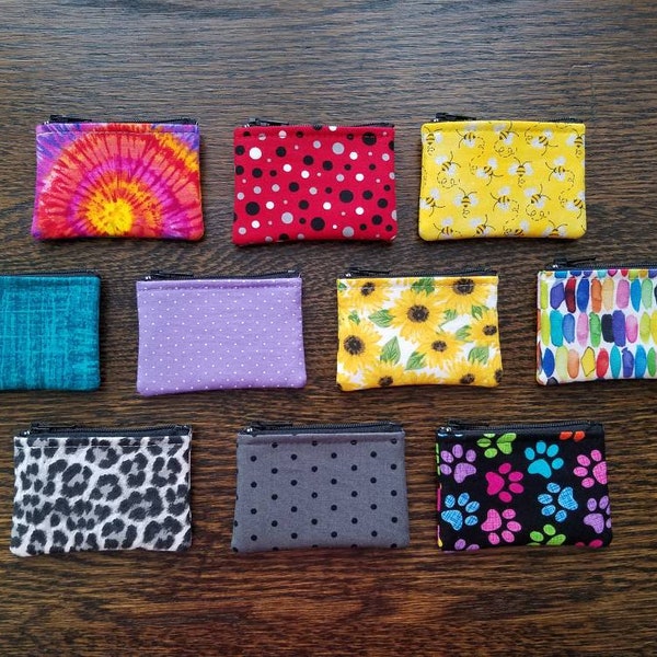 Tiny Zippered Pouch - Etsy