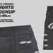 Shorts Mockup PSD – Front & Back View | Realistic Texture| Editable ...
