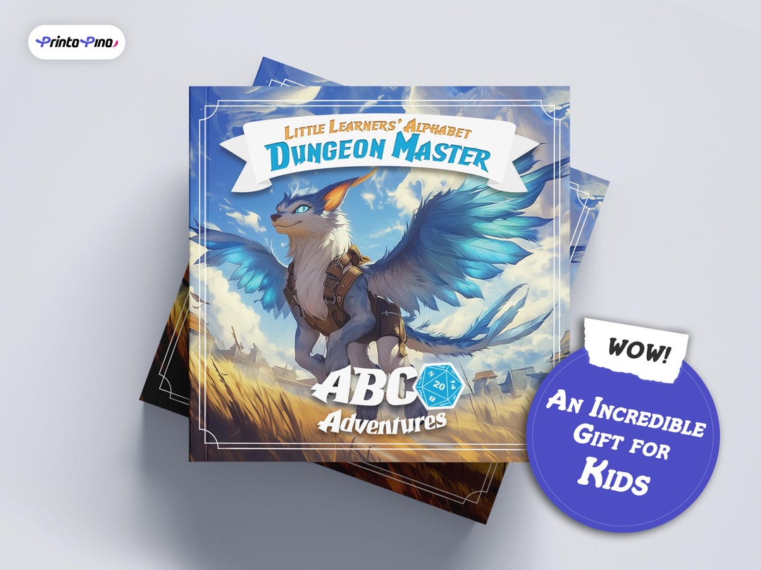 Dnd ABC Baby Book, Dungeons & Dragons Inspired Alphabet for Nerdy, Kids ...