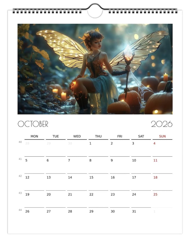 2026 Fairy Tales Wall Calendar: Fantasy Art, Kids Birthday Planner - Etsy