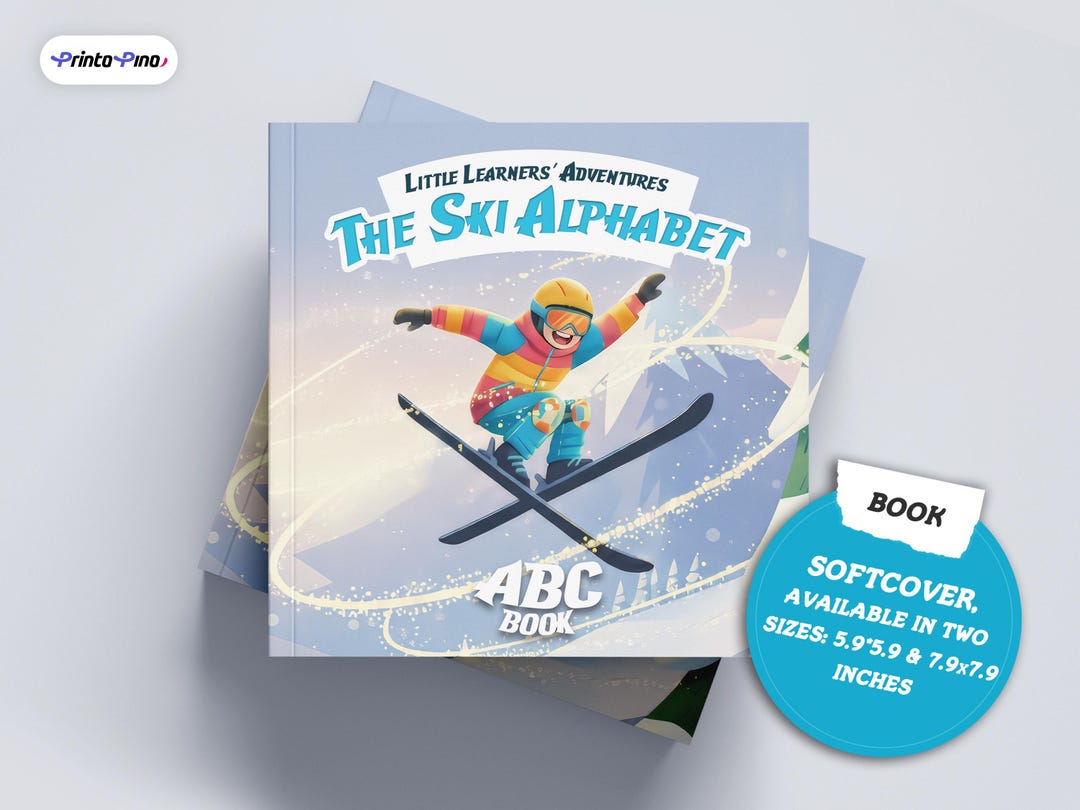 Ski ABC Children’s Book — Snowy Alphabet Journey Through Mountains ...
